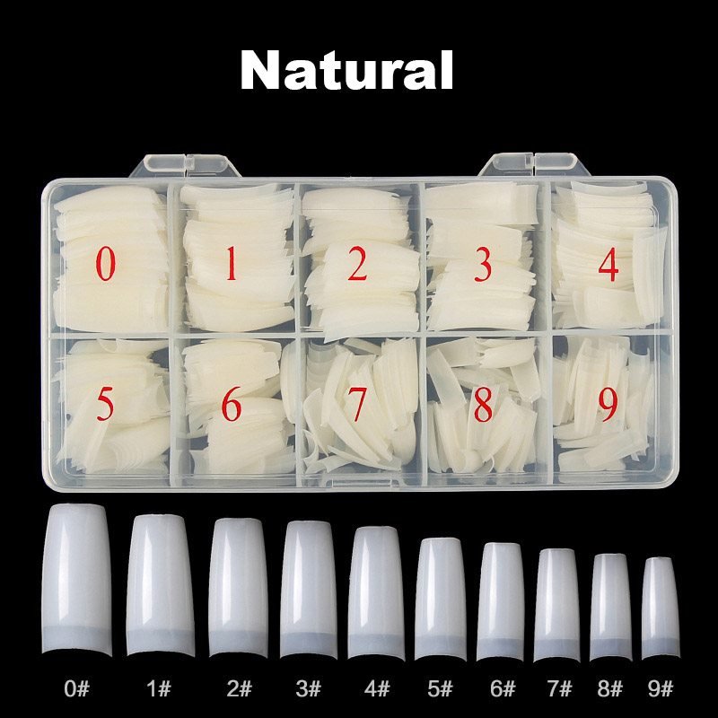 High Quality 500PCS Artificial False French Nail Tips With Box ...