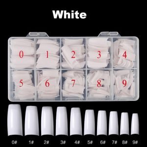 High Quality 500PCS Artificial False French Nail Tips With Box ...