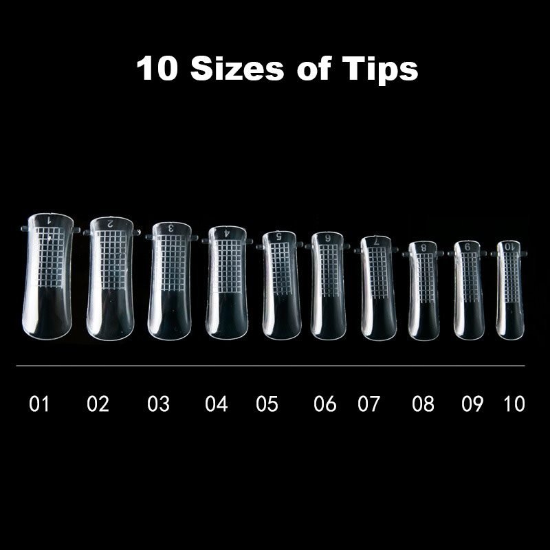 100pcs Dual Forms Nail Mould Tips With Box Type 2 – Dreamynailsupply.com
