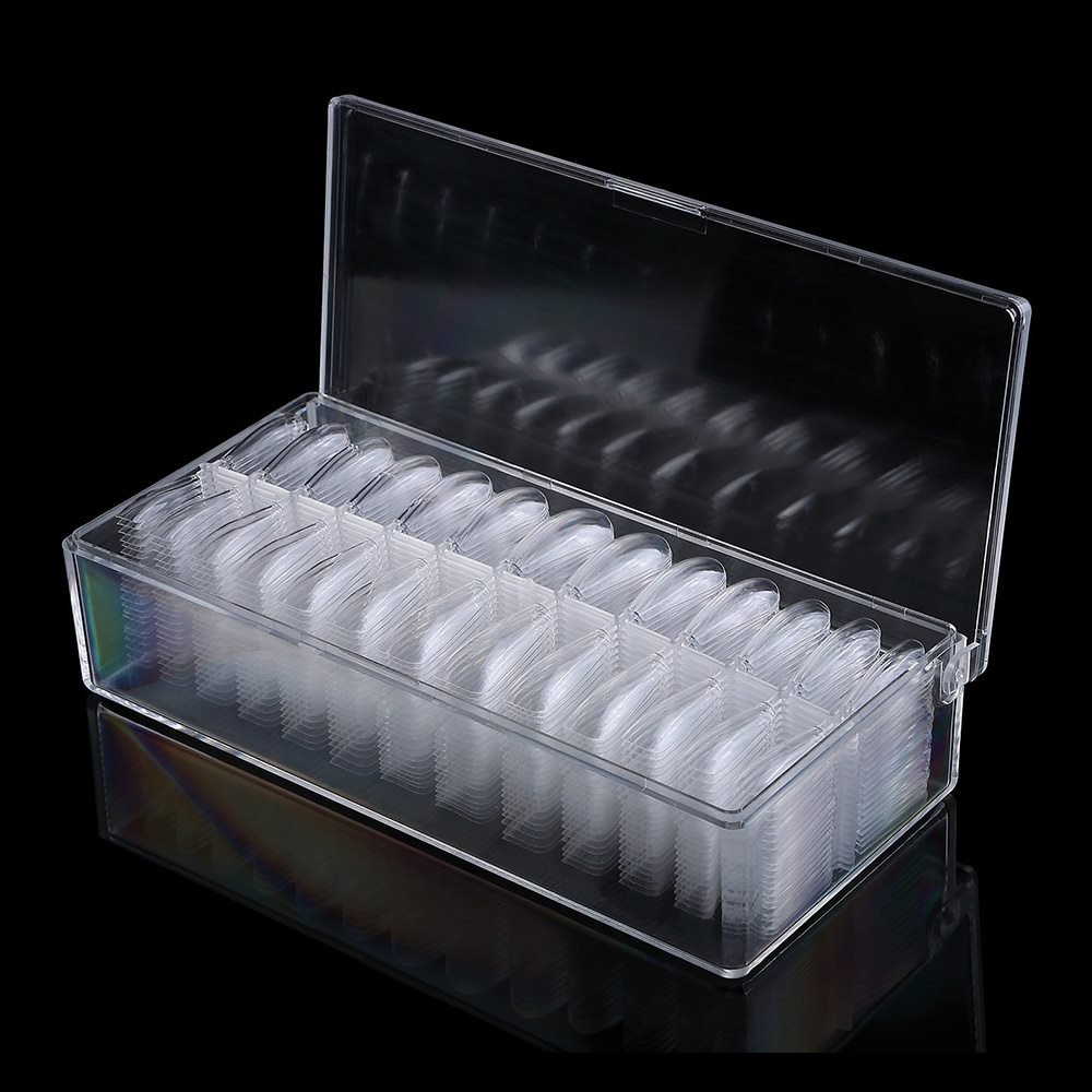 504PCS 5 Styles High Quality Super Thin Seamless Crease-Free Nail Tips ...