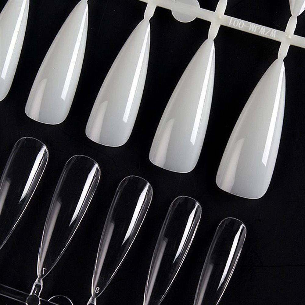 504PCS 5 Styles High Quality Super Thin Seamless Crease-Free Nail Tips ...