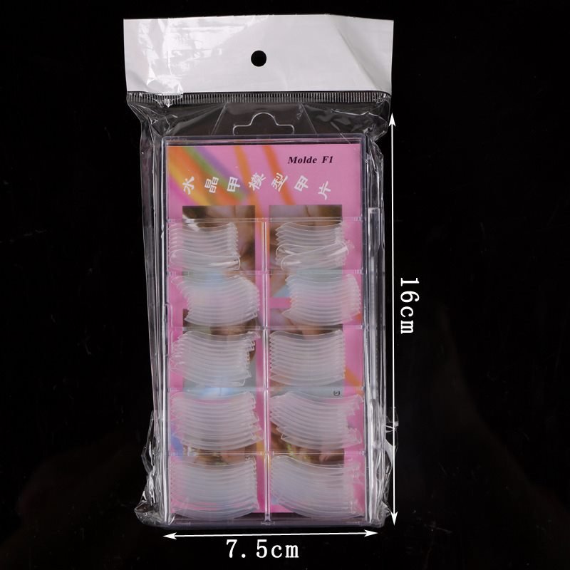100pcs Dual Forms Nail Mould Tips With Box – Dreamynailsupply.com