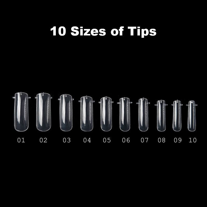 100pcs Dual Forms Nail Mould Tips With Box – Dreamynailsupply.com