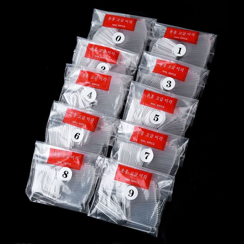 500PCS Artificial C Curve French Nail Tips In Bag – Dreamynailsupply.com