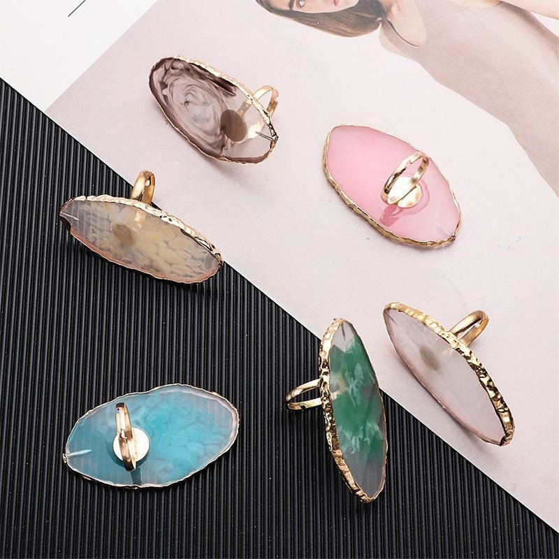 Resin Stone Ring Style Nail Art Color Mixing Palette – Dreamynailsupply.com