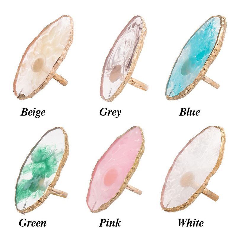 Resin Stone Ring Style Nail Art Color Mixing Palette – Dreamynailsupply.com