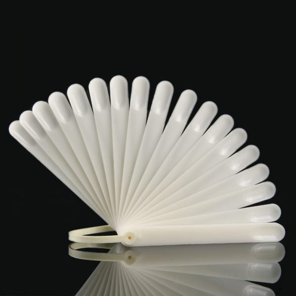 20 Tips Fan-Shaped Nail Art Display Fan Chart For Polish Gel Display ...