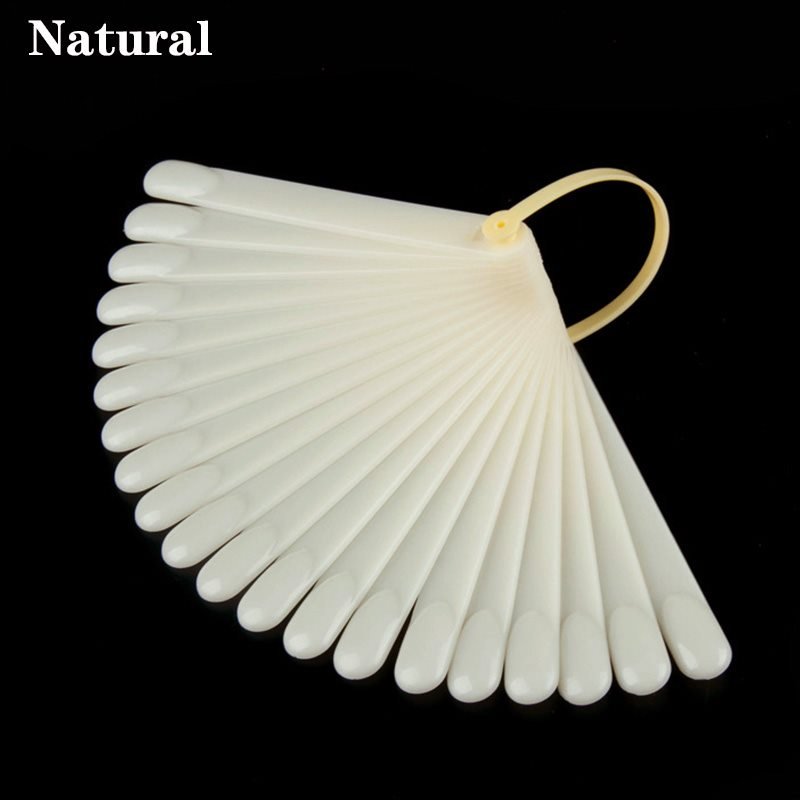 20 Tips Fan-Shaped Nail Art Display Fan Chart For Polish Gel Display ...