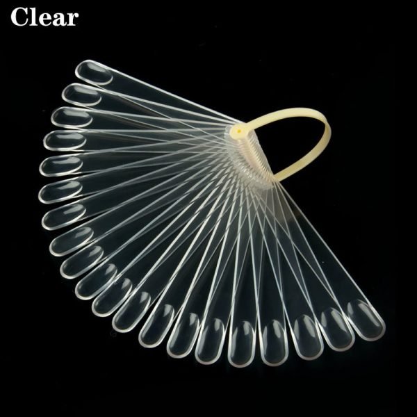 20 Tips Fan-Shaped Nail Art Display Fan Chart For Polish Gel Display ...
