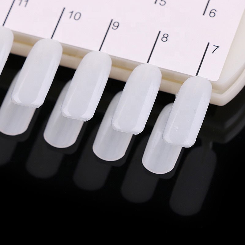 24 Tips Nail Art Gel Polish Color Display Chart With Necklace Chain ...