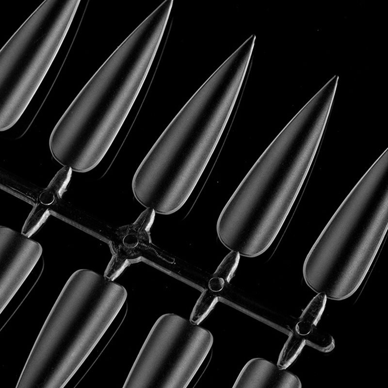 240Tips/Bag Sharp Stiletto Nail Tips For Displaying Gel Polish Color ...