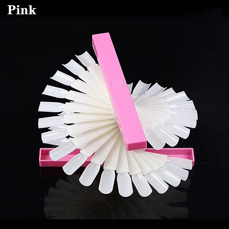 36Tips Spiral Style Nail Art Gel Polish Color Display Sticks ...