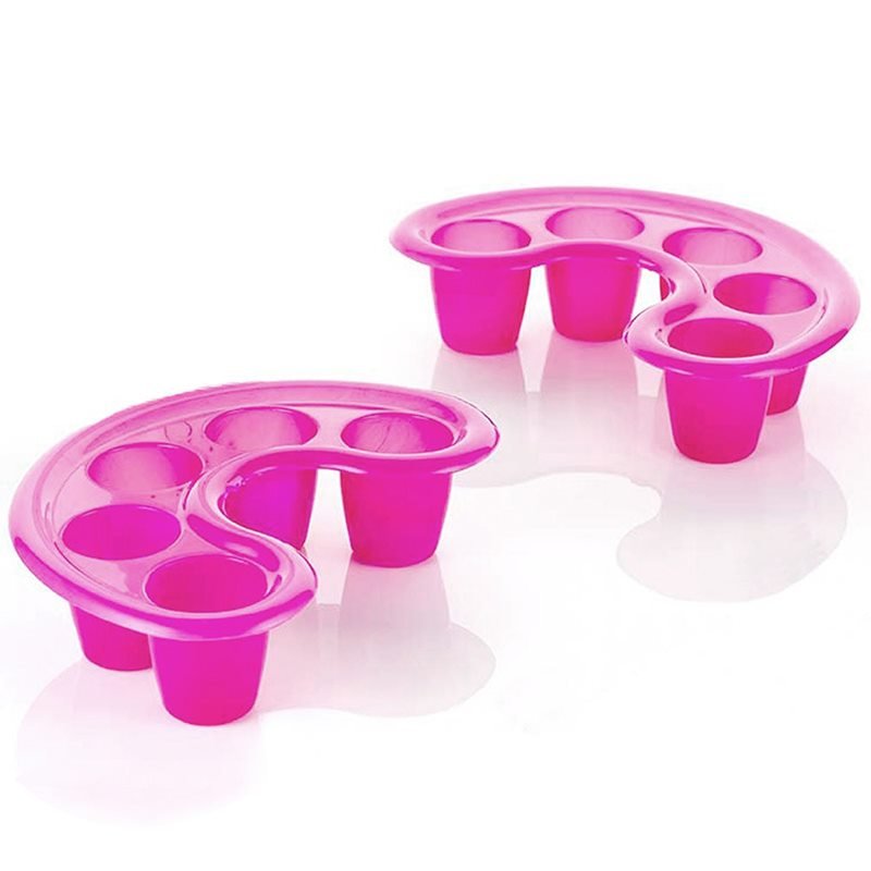 Five Holes Moon Shape Manicure Care Nail Soaking off Bowl ...