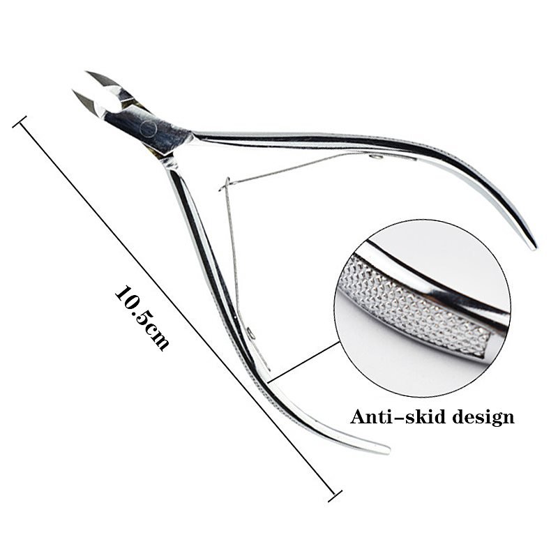 High Quality Cuticle Nippers 3CR13 Stainless Steel Double Spring ...