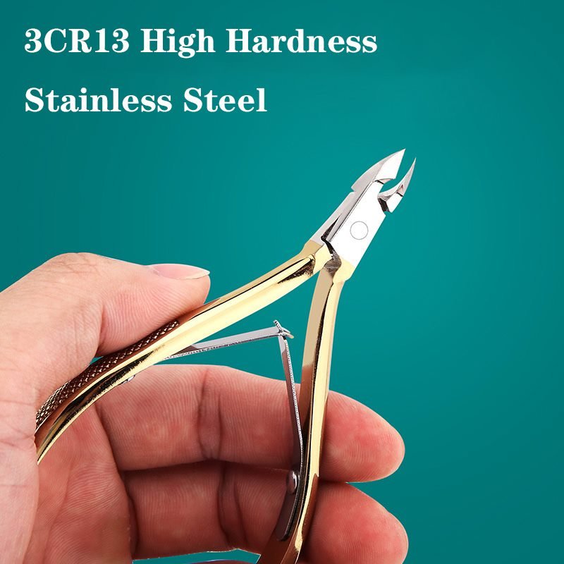 High Quality Cuticle Nippers 3CR13 Stainless Steel Double Spring ...