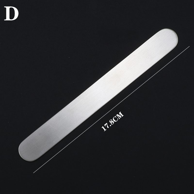 Stainless Steel Nail File Pad Board For Replaceable Sandpaper Nail File ...