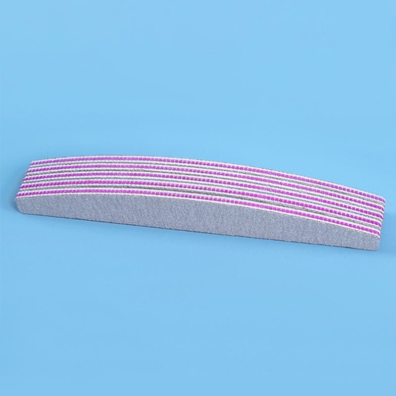 High-quality Half Moon Shape Double Sided Grit Emery Nail Polishing ...