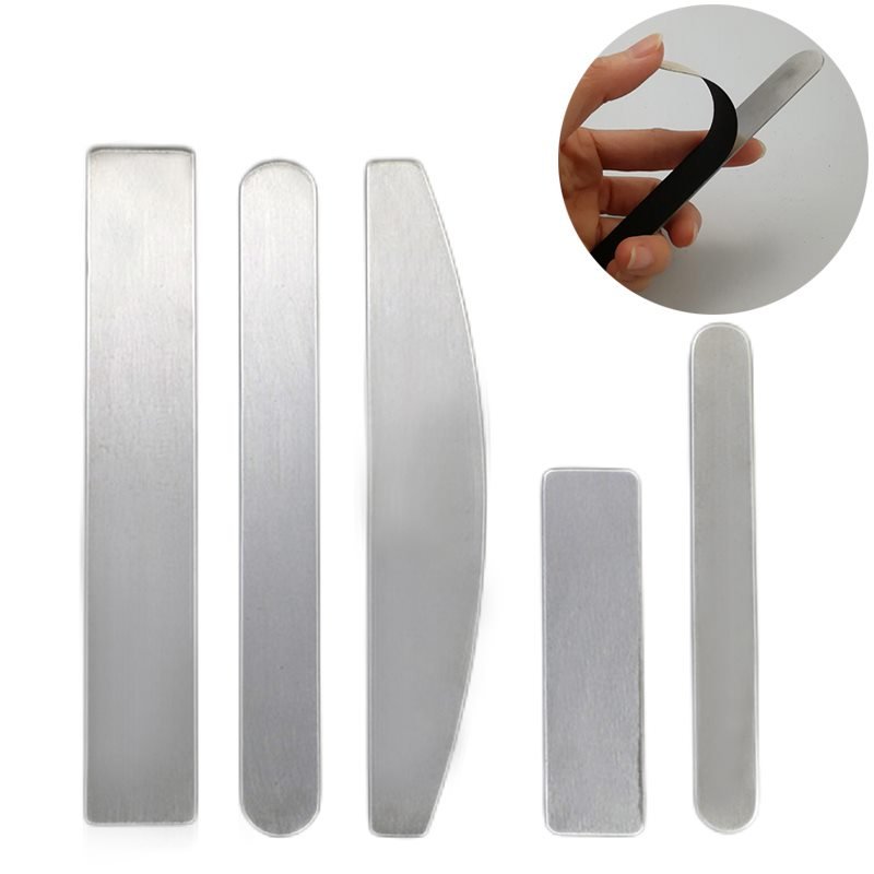 Stainless Steel Nail File Pad Board For Replaceable Sandpaper Nail File ...