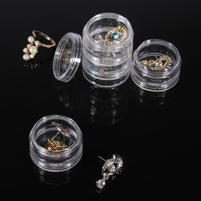 25 Compartments Removable Nail Art Decoration Storage Boxes Rhinestone ...