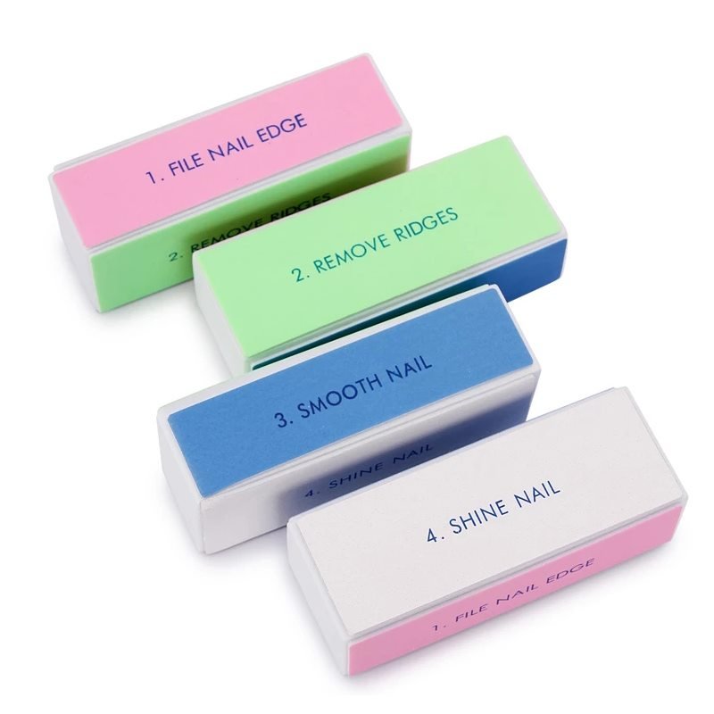 4 Steps All In One Nail Shiner Buffering Block – Dreamynailsupply.com