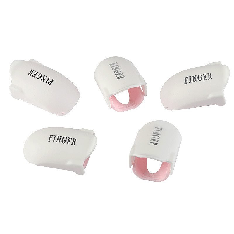 5Pcs Plastic Nail Art Soak Off Finger Cap Clip UV Gel Polish Remover ...