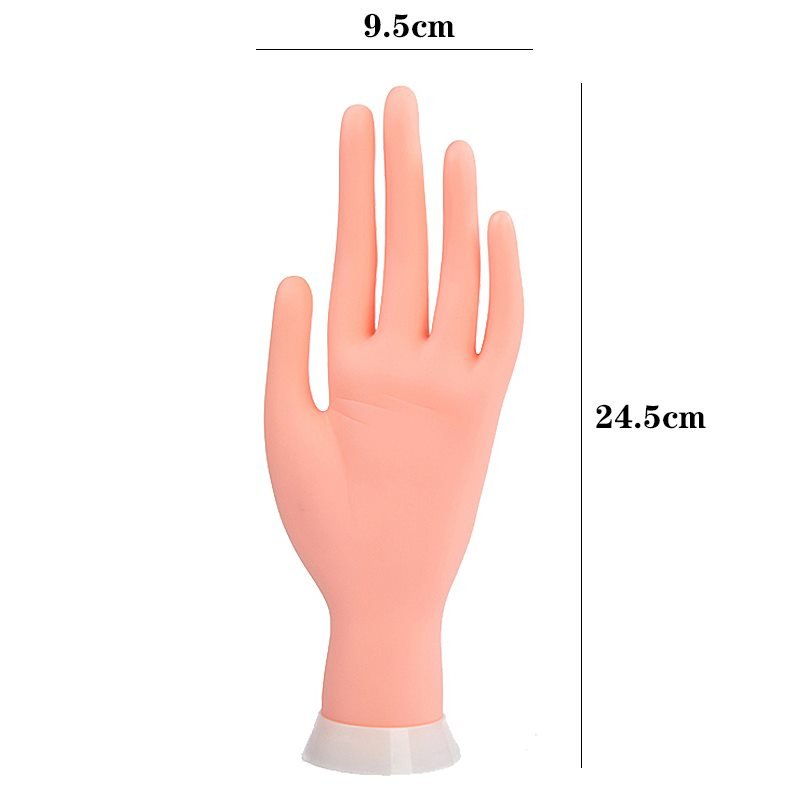 Adjustable Nail Art Fake Hand for Training And Practice ...