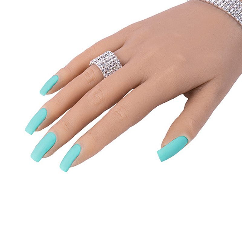 Highly Simulated Silicone Nail Art Practice Trainer Hand ...