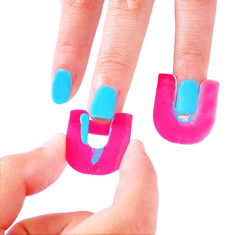 26pcs/pack Creative Spill-Resistant Manicure Finger Cover Nail Polish ...