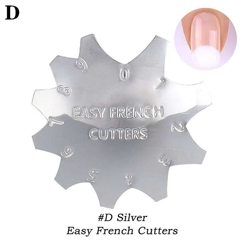 Easy French Smile Line Gel Cutter Tool Staniless Steel C-Shape Manicure ...