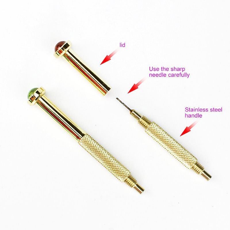 Nail Art Piercing Hand Drill Tool Charm Art Piercing Tool ...