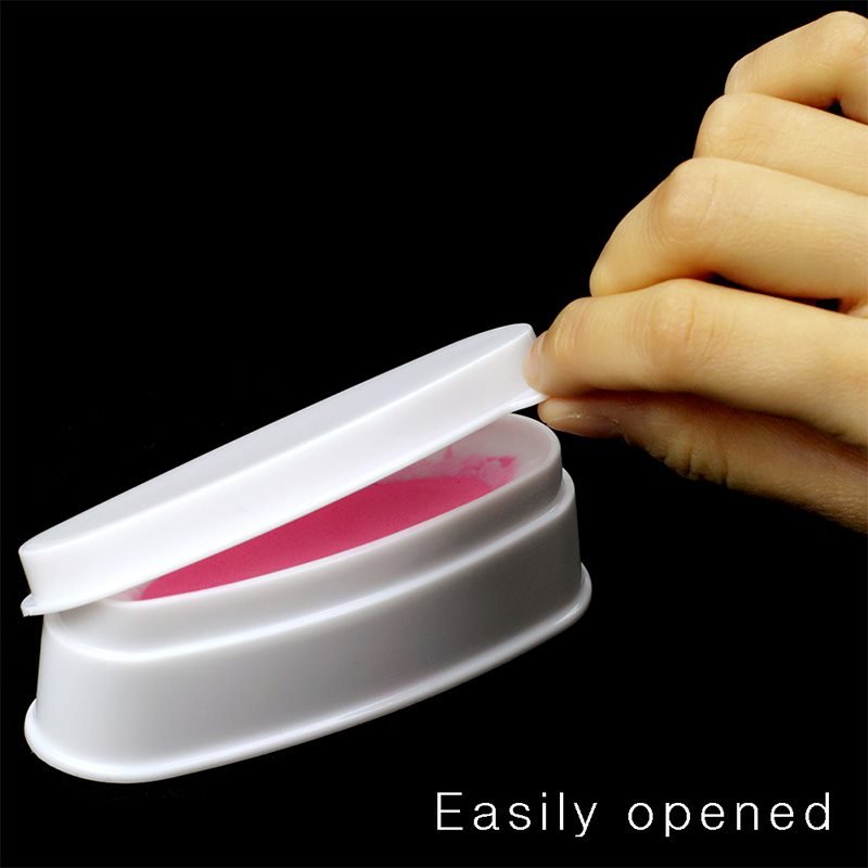Nail Art Tools Powder Tray Manicure Mould Dip Container For French Line ...