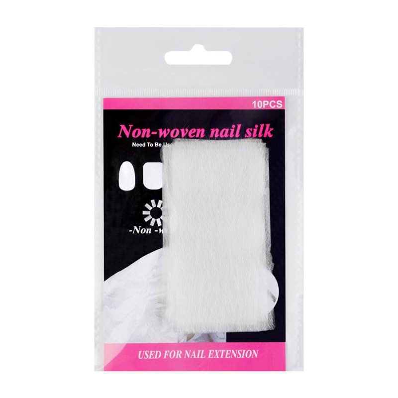 Nail Extension Silk Fiberglass Nail Wrap Non Woven Fiber Gel Nail Care ...