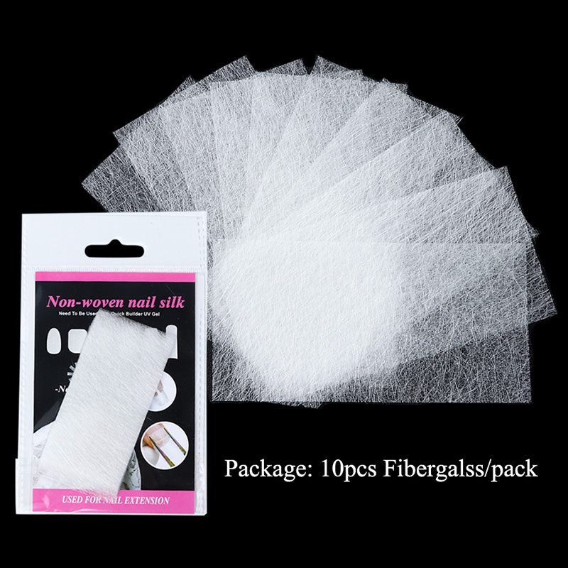 Nail Extension Silk Fiberglass Nail Wrap Non Woven Fiber Gel Nail Care ...