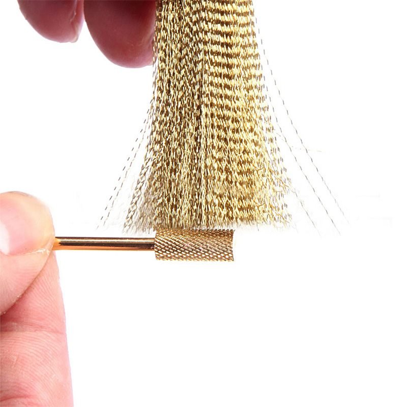 Portable Nail Manicure Drill Bit Copper Wire Dust Cleaning Brush ...