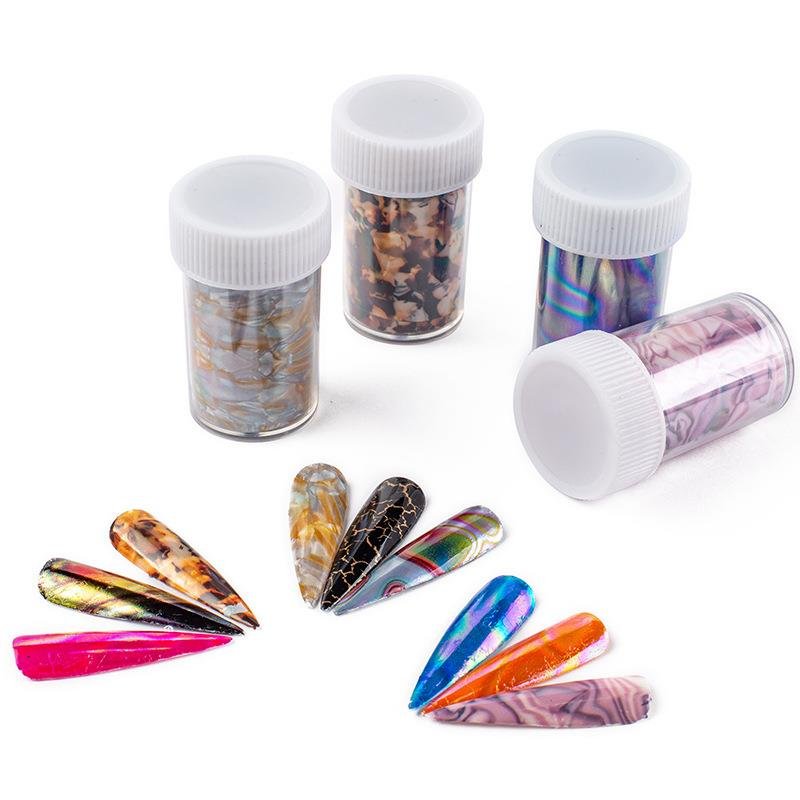 Shell Pattern 4x100cm Nail Art Transfer Foil Roll XKZ-24 ...