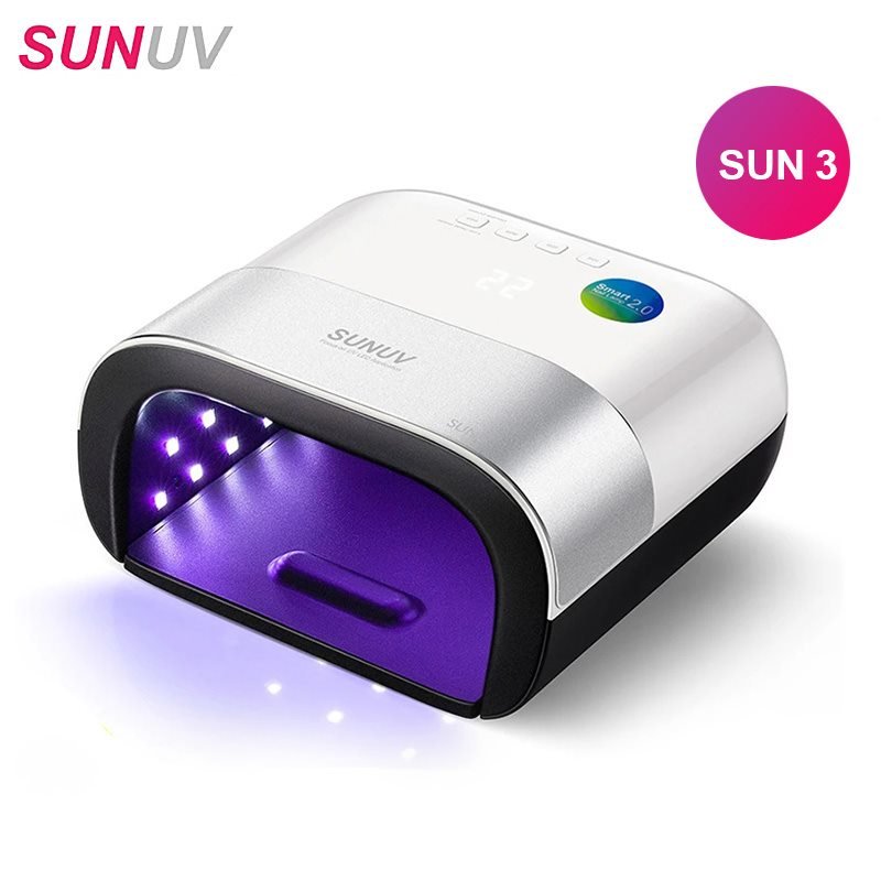 Original SUNUV 48W Nail Dryer UV/LED Lamp with Smart Timer Nail Drying ...