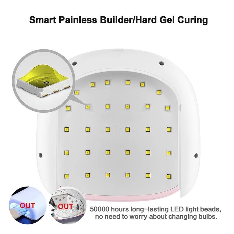 Original SUNUV 48W Nail Dryer UVLED Lamp with Smart Timer SUN4S – Dreamynailsupply.com