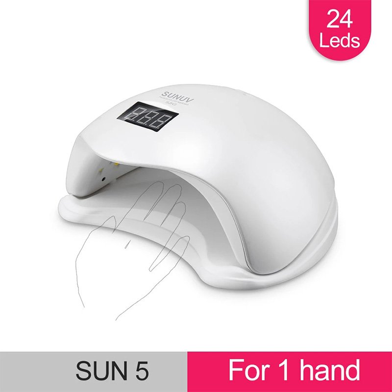 Original SUNUV Nail Dryer 48W LED UV Lamp Gel Curing Manicure Sun5 – Dreamynailsupply.com