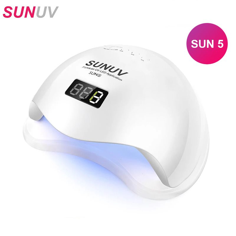 Original SUNUV Nail Dryer 48W LED UV Lamp Gel Curing Manicure Sun5 – Dreamynailsupply.com