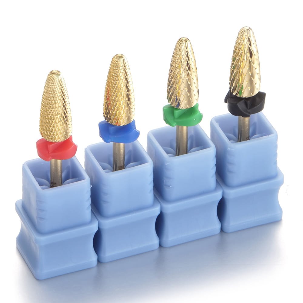3/32” Tree Shape Gold Coating Carbide Tungsten Nail Drill Bit – Model T ...