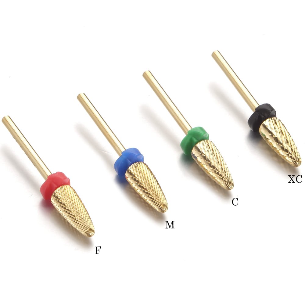 3/32” Tree Shape Gold Coating Carbide Tungsten Nail Drill Bit – Model T ...