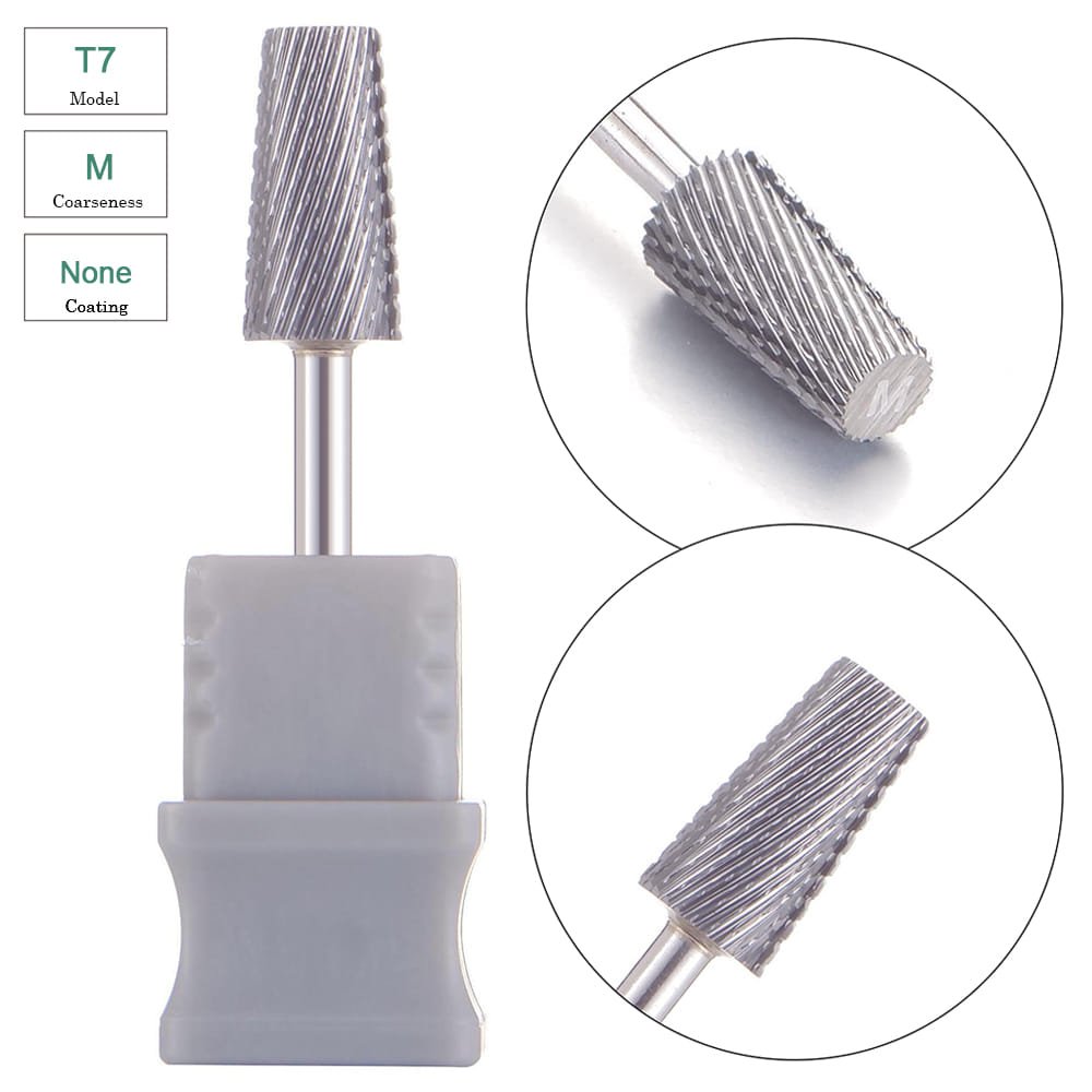 Large Tapered Barrel Cross Cut Uncoated Tungsten Carbide Nail Drill Bit ...